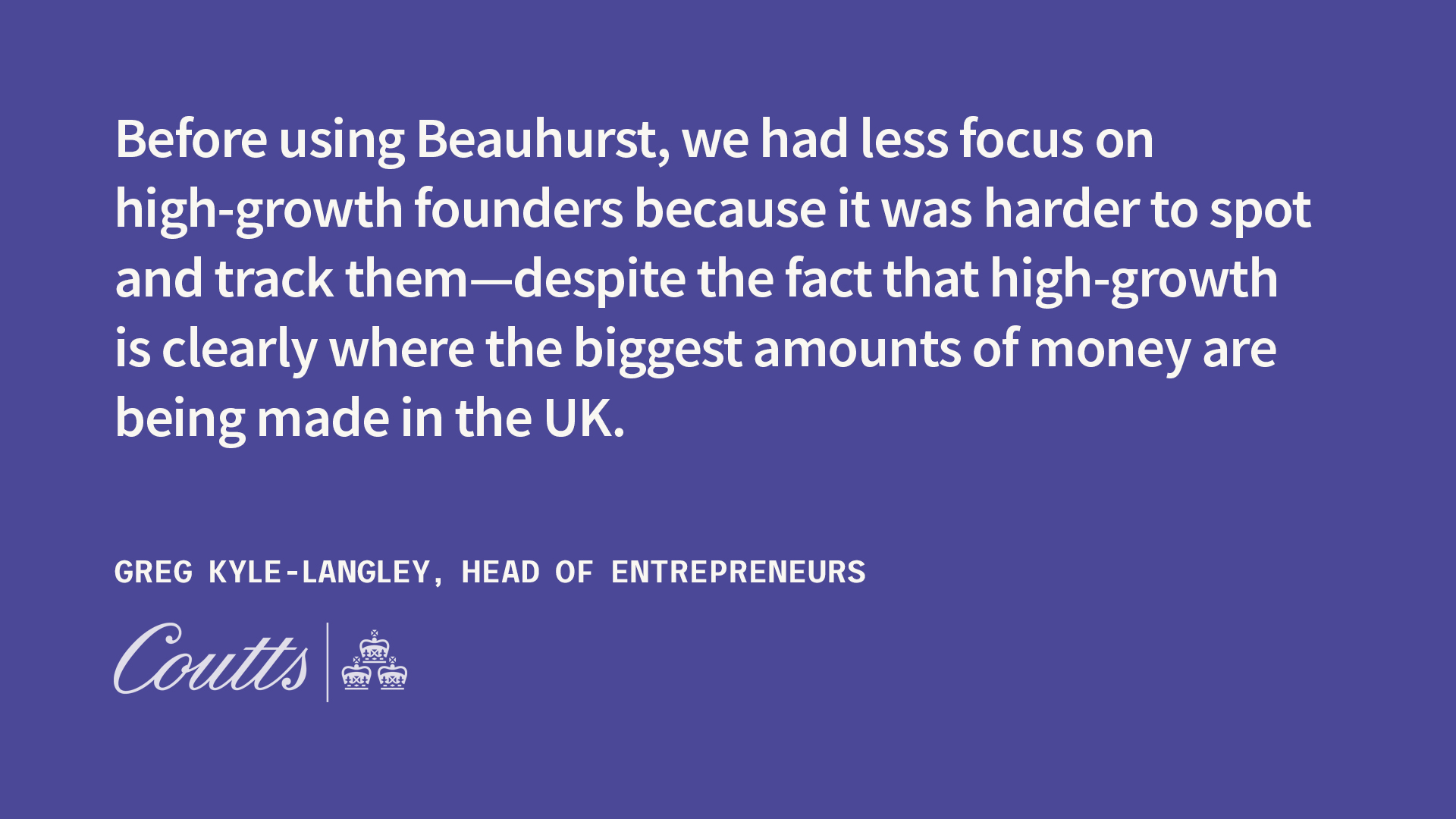 How Coutts is Finding & Winning New Private Banking Clients | Beauhurst