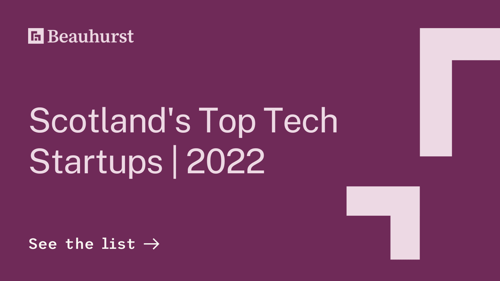 Scotland’s Top Tech Startups | 2022 - Beauhurst